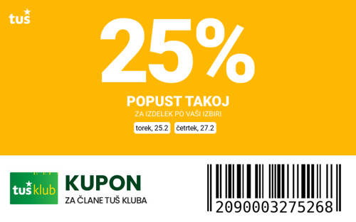 Tedenski kuponi - Tuš trgovine