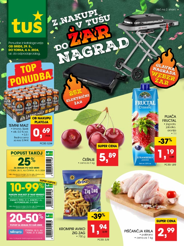 Spletna trgovina, akcijska ponudba, kuponi, delovni časi | tus.si